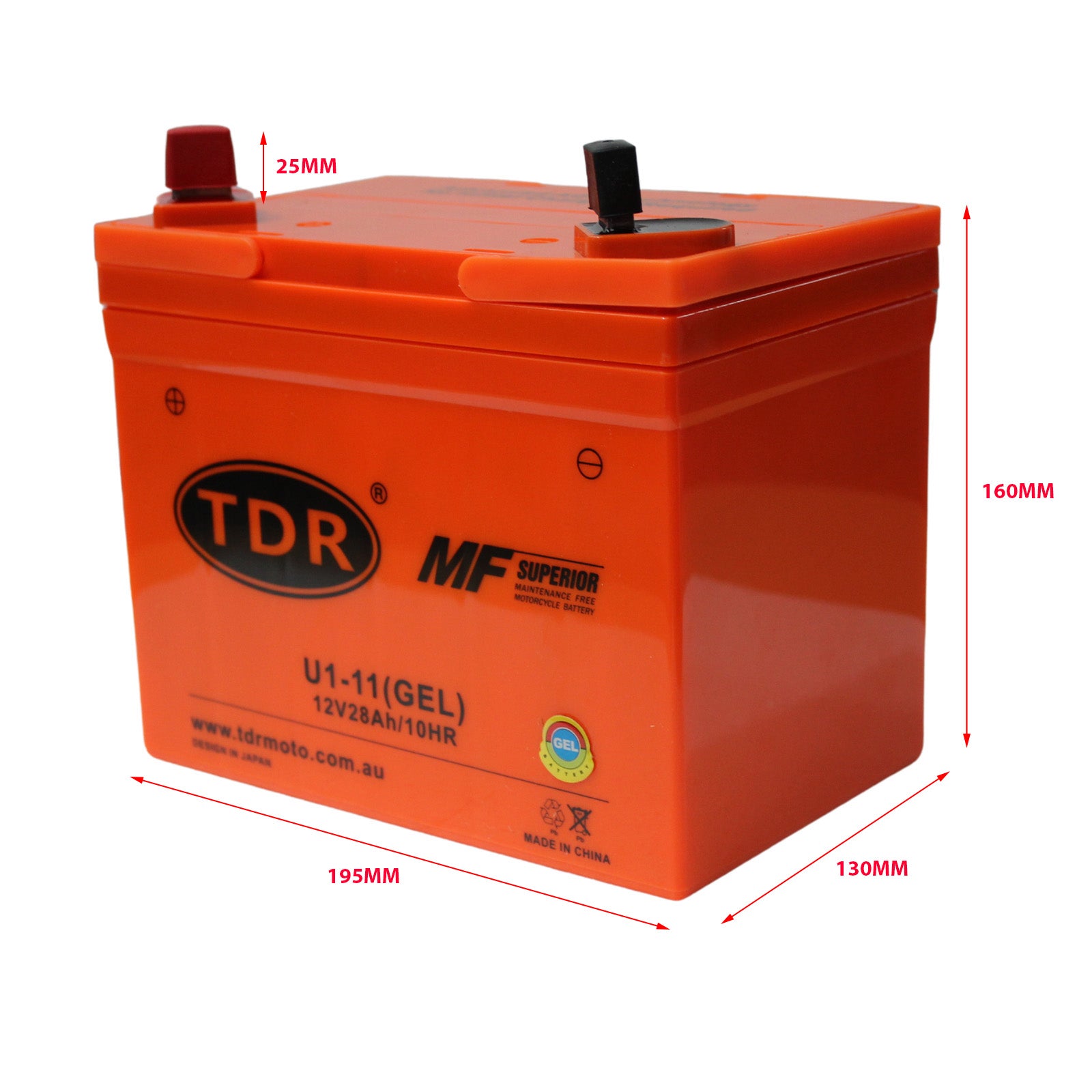U1-11 12V 28Ah 300CCA U1 Lawn Tractor Ride-On Mower Battery Toro MTD C ...