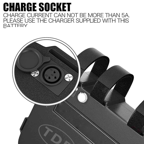 36V 15Ah Lithium Triangle Battery BMS for 200W 250W 350W Electric Bike ...