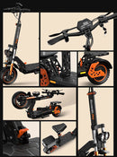 Ruitoo M5 Pro Electric Scooter, 1200W Foldable Seat IPX4 Max 70km – TDRMOTO