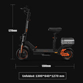 Ruitoo M5 Pro Electric Scooter, 1200W Foldable Seat IPX4 Max 70km – TDRMOTO