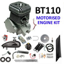 110cc Bicycle Motor Kit Push Bikes Motorized 2 Stroke Petrol Gas Engin ...