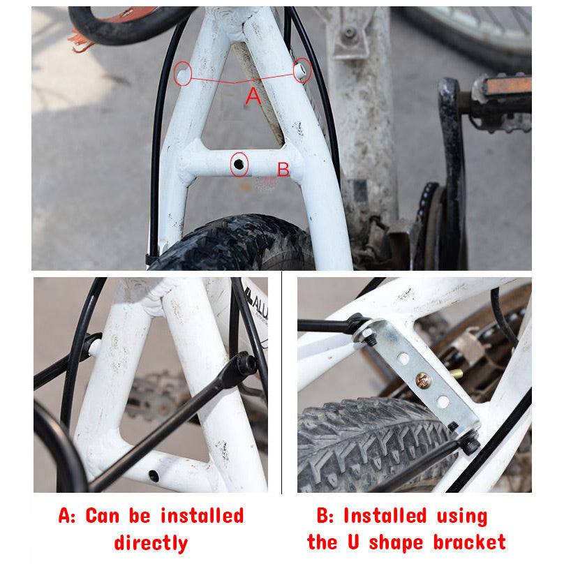 Rear Pannier Rack with Padding Luggage Bag For Bicycle Bike (Weight ...