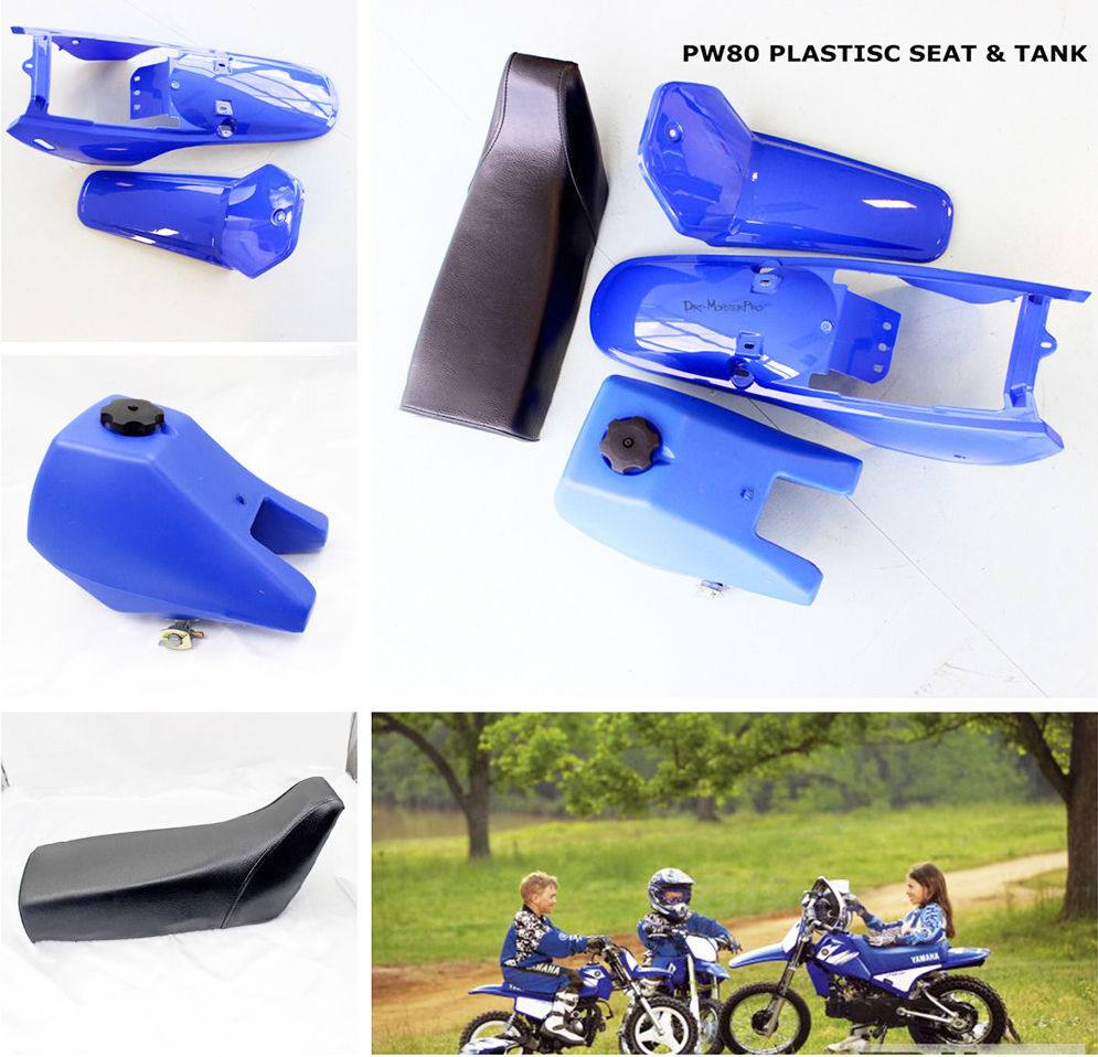 PW80 Fuel Tank + Seat + Plastics Fender For YAMAHA PEEWEE PY80 Trail P ...