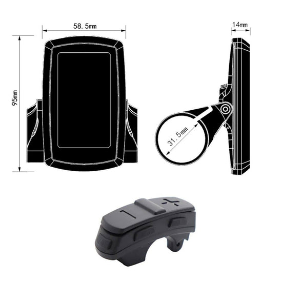 Yolin YL80C E-Bike Colourful Display + JYTcon Brushless Motor Controll ...